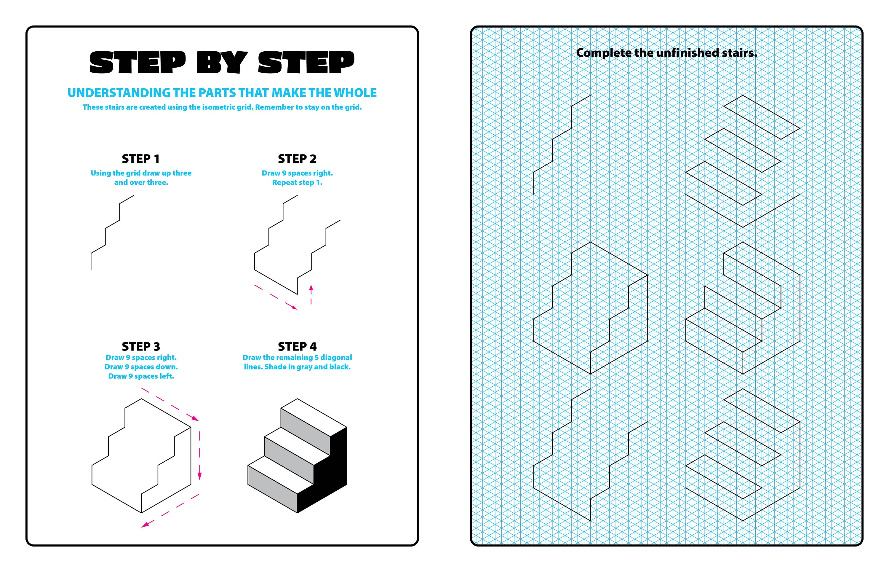 Isometric Projection Drawing Exercises - Etsy