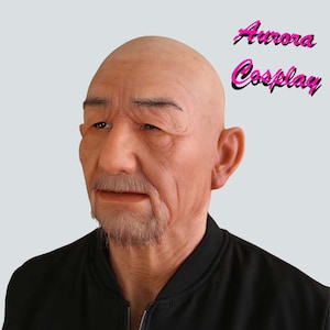 Old Man Prune Hyper Realistic Silicone Mask Cosplay Disguise - Etsy UK