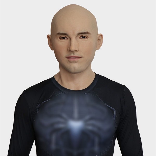 Silicone Mask Realistic Young Man Etsy