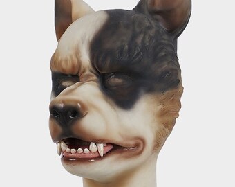 Realistic Dog Head Mask - Etsy