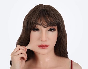 Realistic Female Mask - Etsy