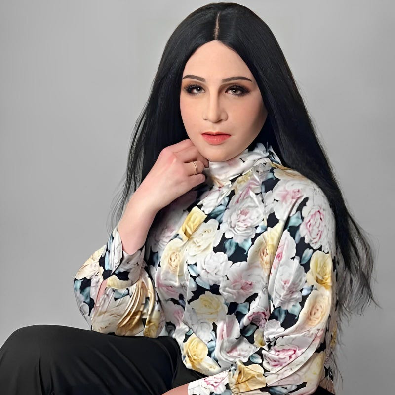 Realistic Female Mask - Etsy