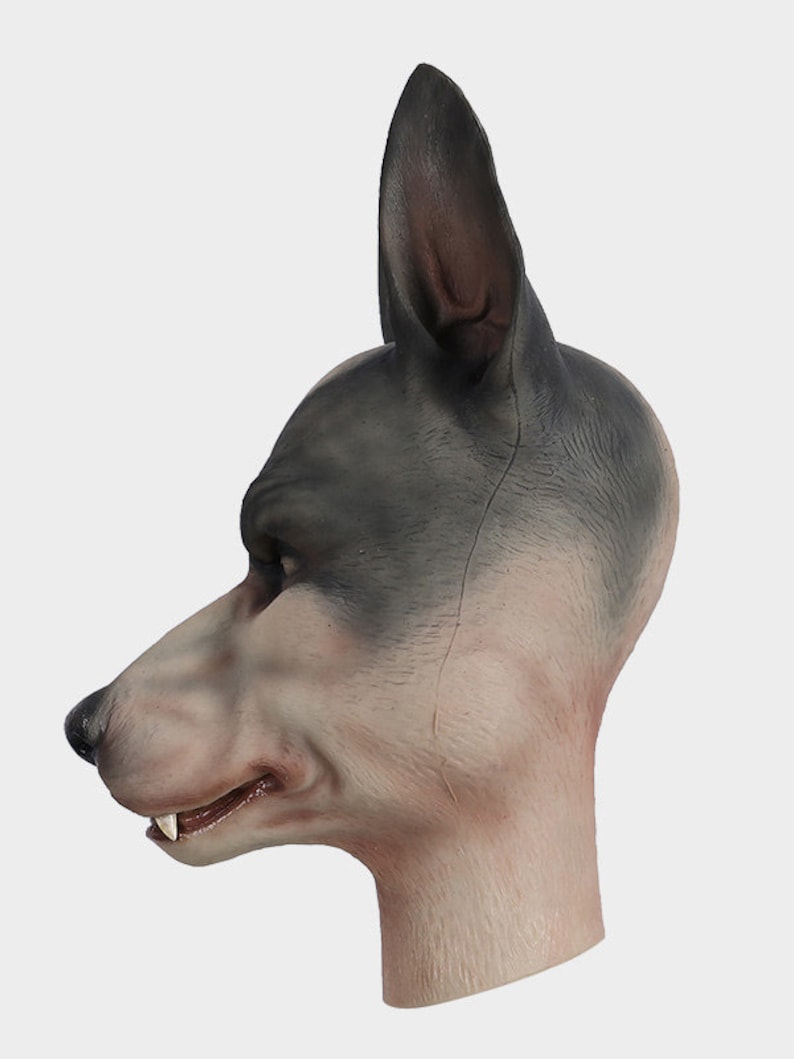 Realistic Silicone Puppy Mask: Handmade Cosplay Dog Prosthetic - Etsy