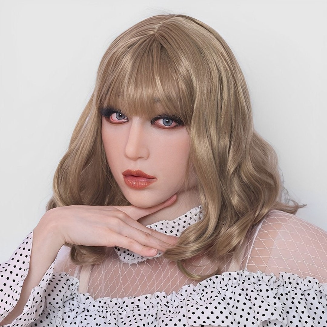 Painted Female Mask ,gift for Her Handmade Female Painted Realistic ...