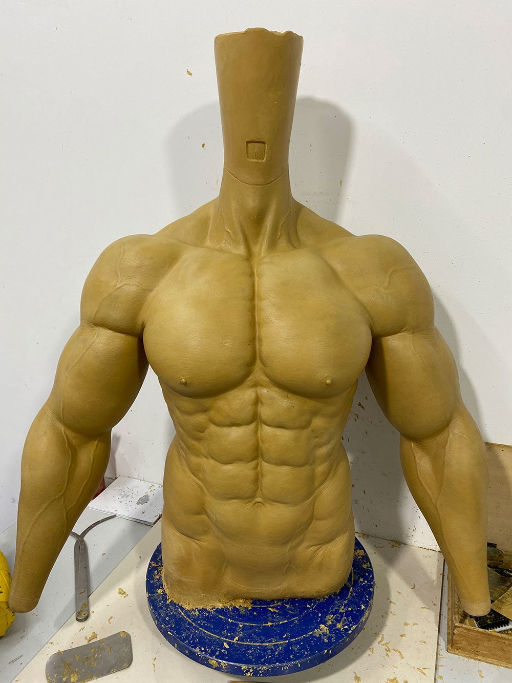 Realistic Muscle Suit With Arms for Cosplay Medical Silicon Made ...