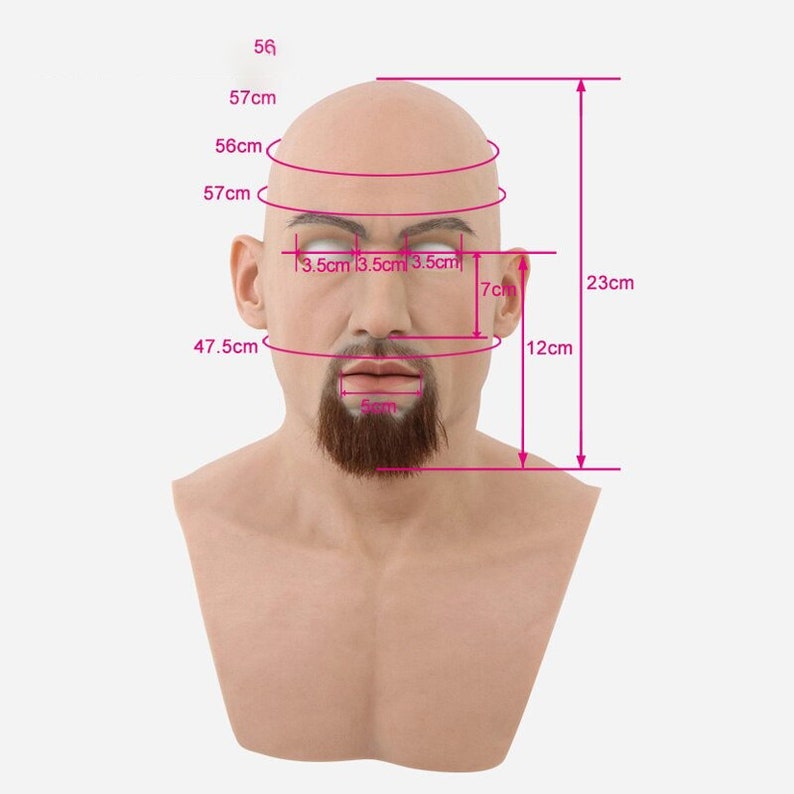 Silicone Mask Man Halloween Masks Handsome Realistic High - Etsy