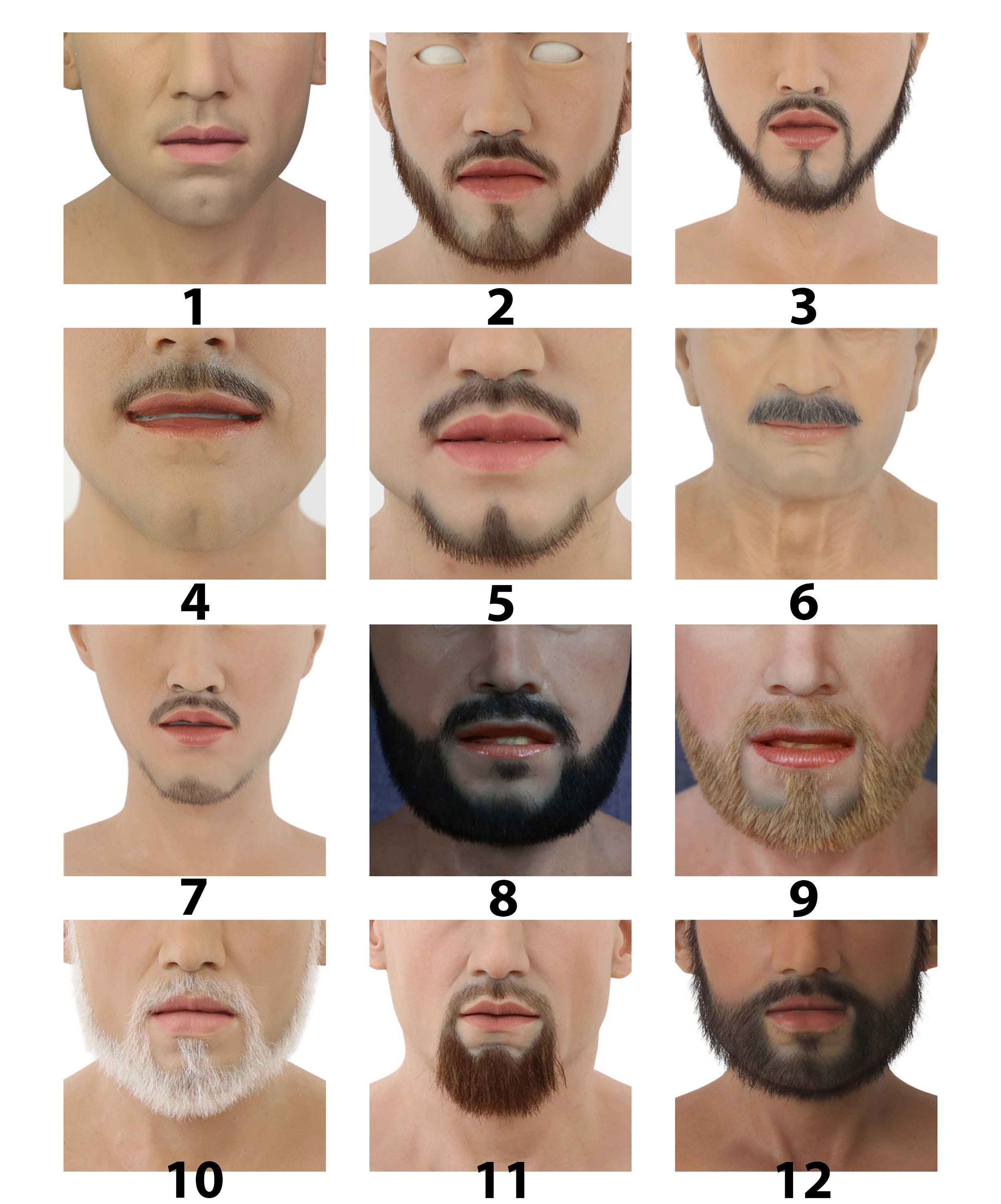 Silicone Mask Man Halloween Masks Handsome Realistic High Quality ...