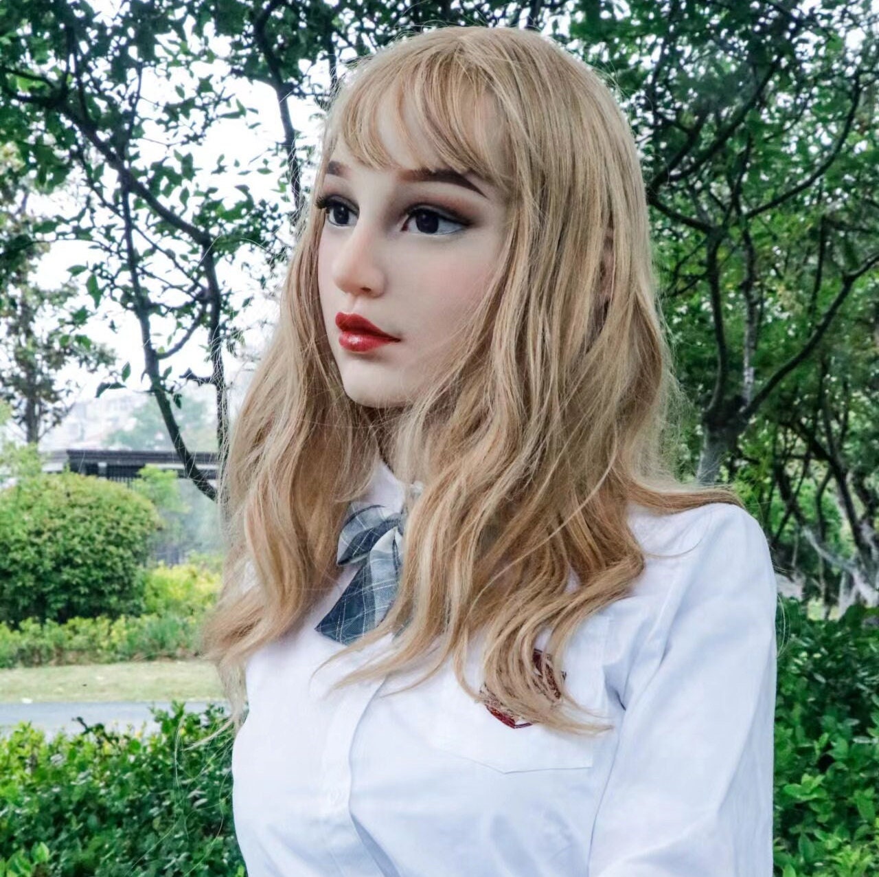 Handmade and Hand Decorated Beautiful Realistic Silicone Mask - Etsy