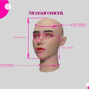 Hyper-realistic Feminine Silicone Mask, Delicate Female Facial Mold ...