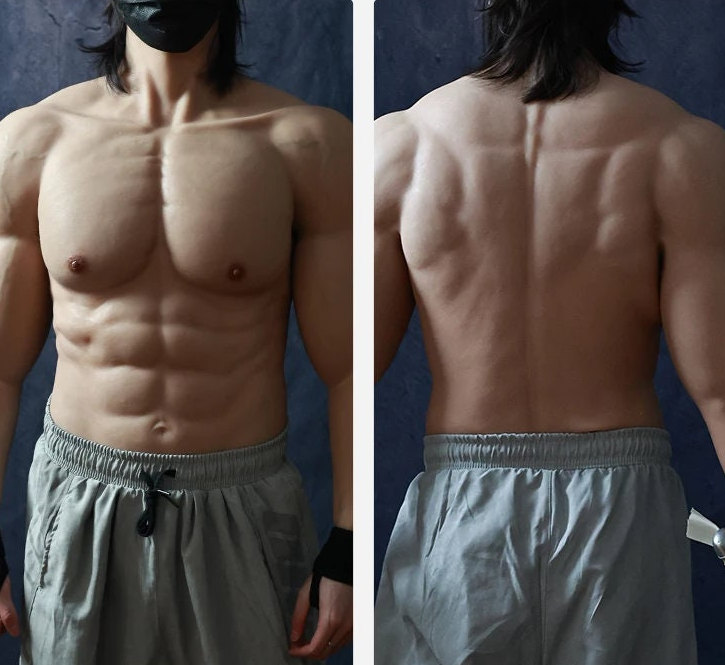 Premium Silicone Muscle Suit for Cosplay Upper Body Suit Silicone ...