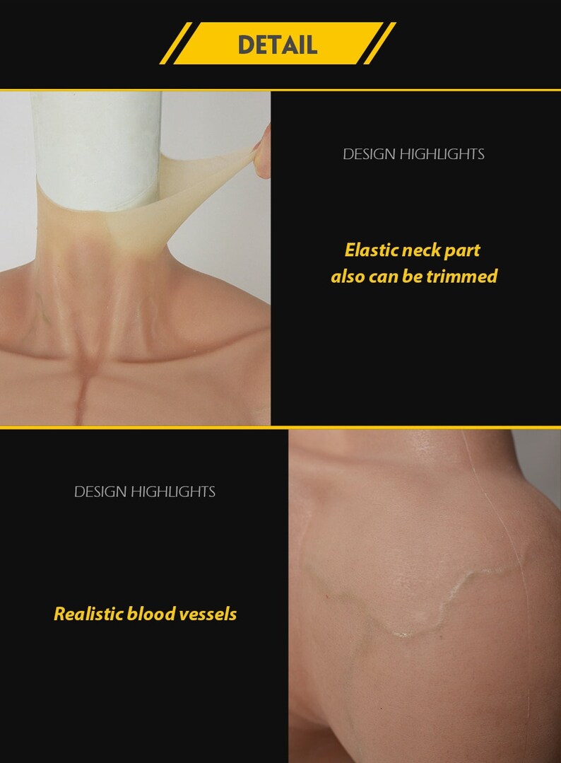 Premium Silicone Prosthetics Muscle Suit With Arms for Cosplay | Etsy