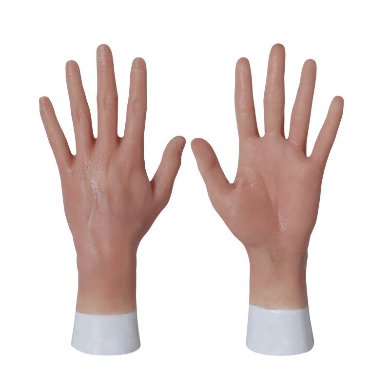 Silicone Realistic Hands Gloves Pose-able Painted Silicone - Etsy