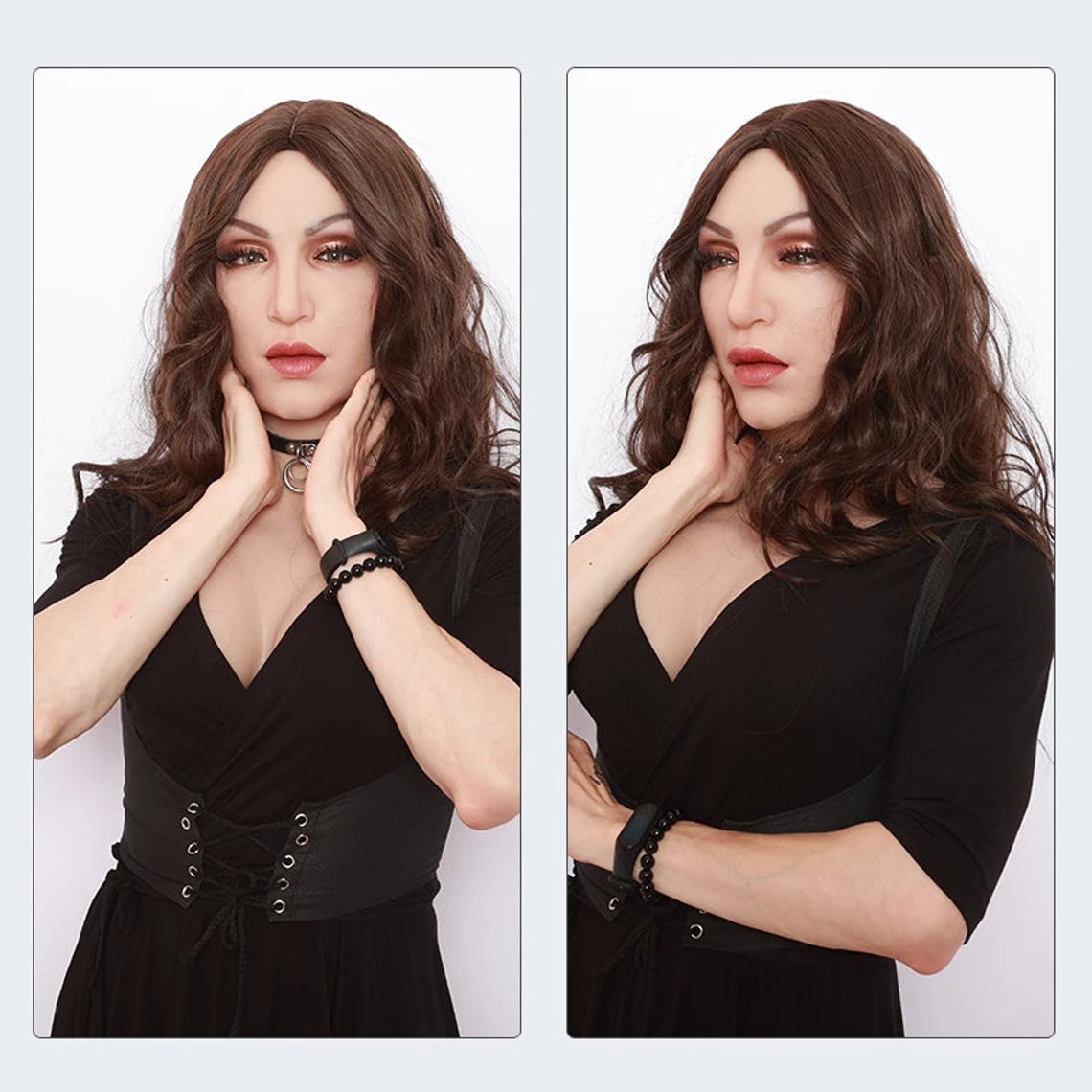 Handmade Premium Realistic Female Mask Crossdresser Mask for - Etsy