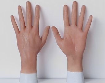 Poseable Silicone Realistic Prop Hands - Etsy