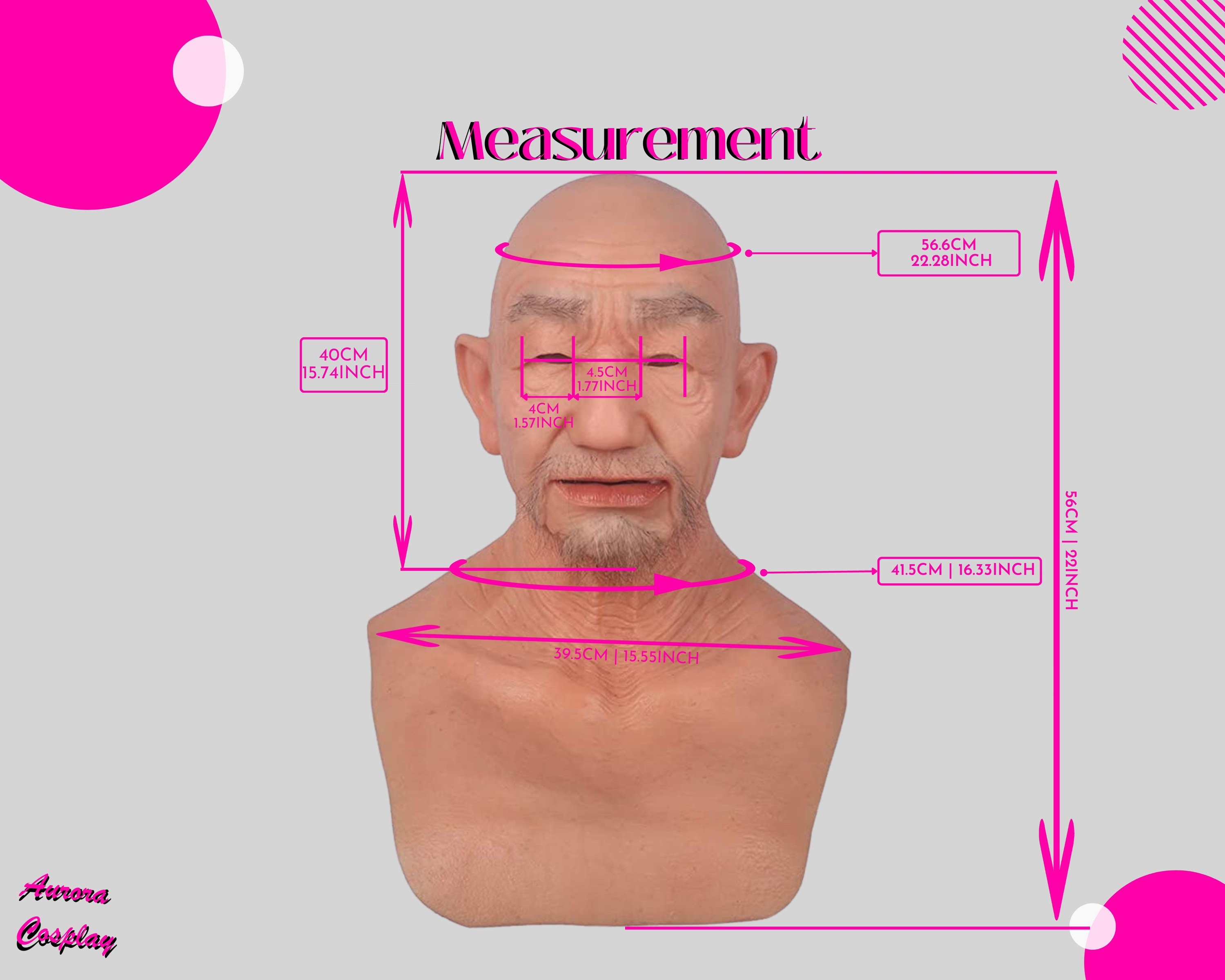 Old Man Prune Hyper Realistic Silicone Mask Cosplay Disguise - Etsy