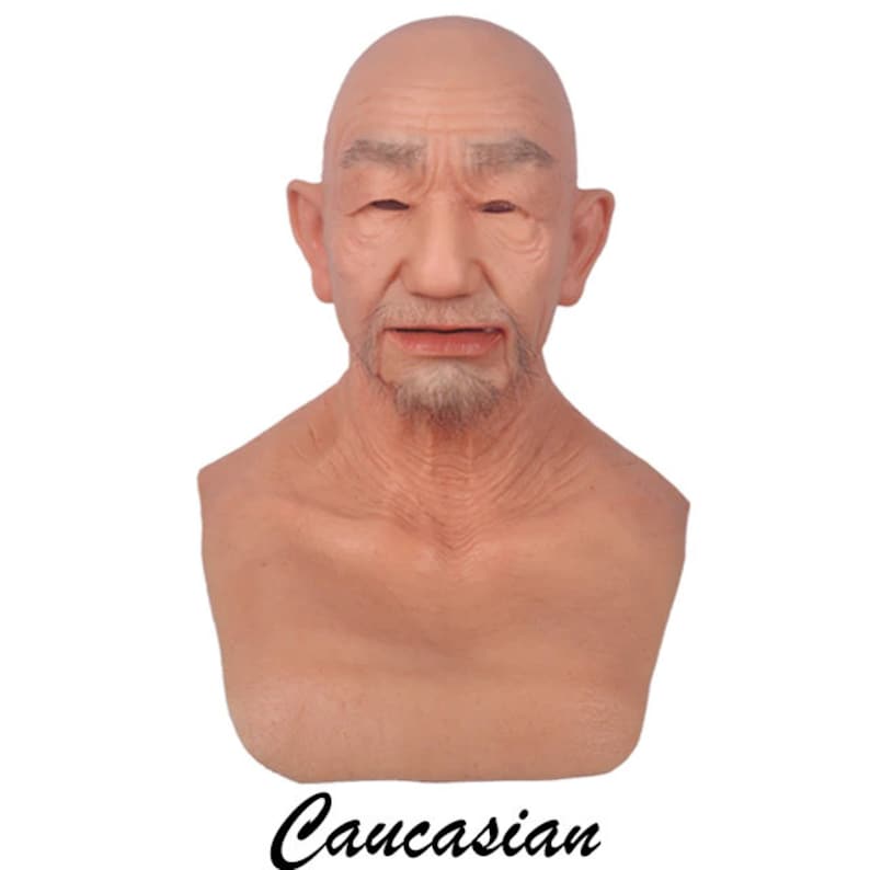 Old Man Prune Hyper Realistic Silicone Mask Cosplay Disguise - Etsy