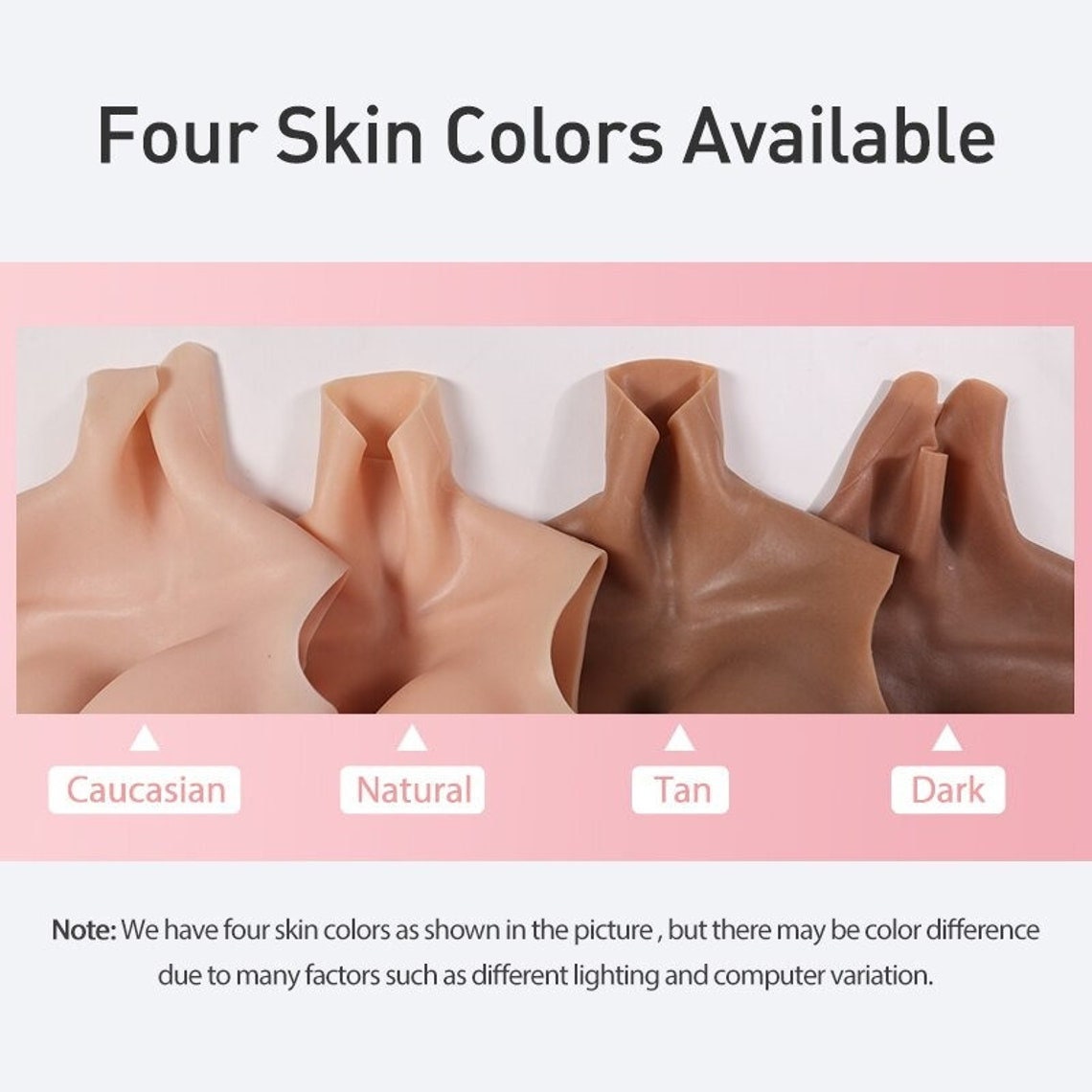 Handmade Silicone Realistic Fake Breast G Cup Breast Forms for Cosplay ...