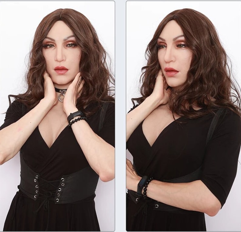 Silicone Female Mask – Handcrafted Cosplay & Theater Costume Accessory ...