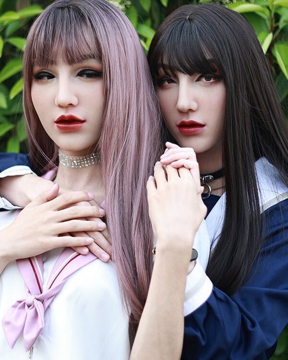 Premium Realistic Female Mask for Cosplay High Quality - Etsy