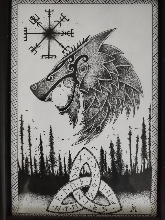 Fenrir Father of the Wolves. | Etsy