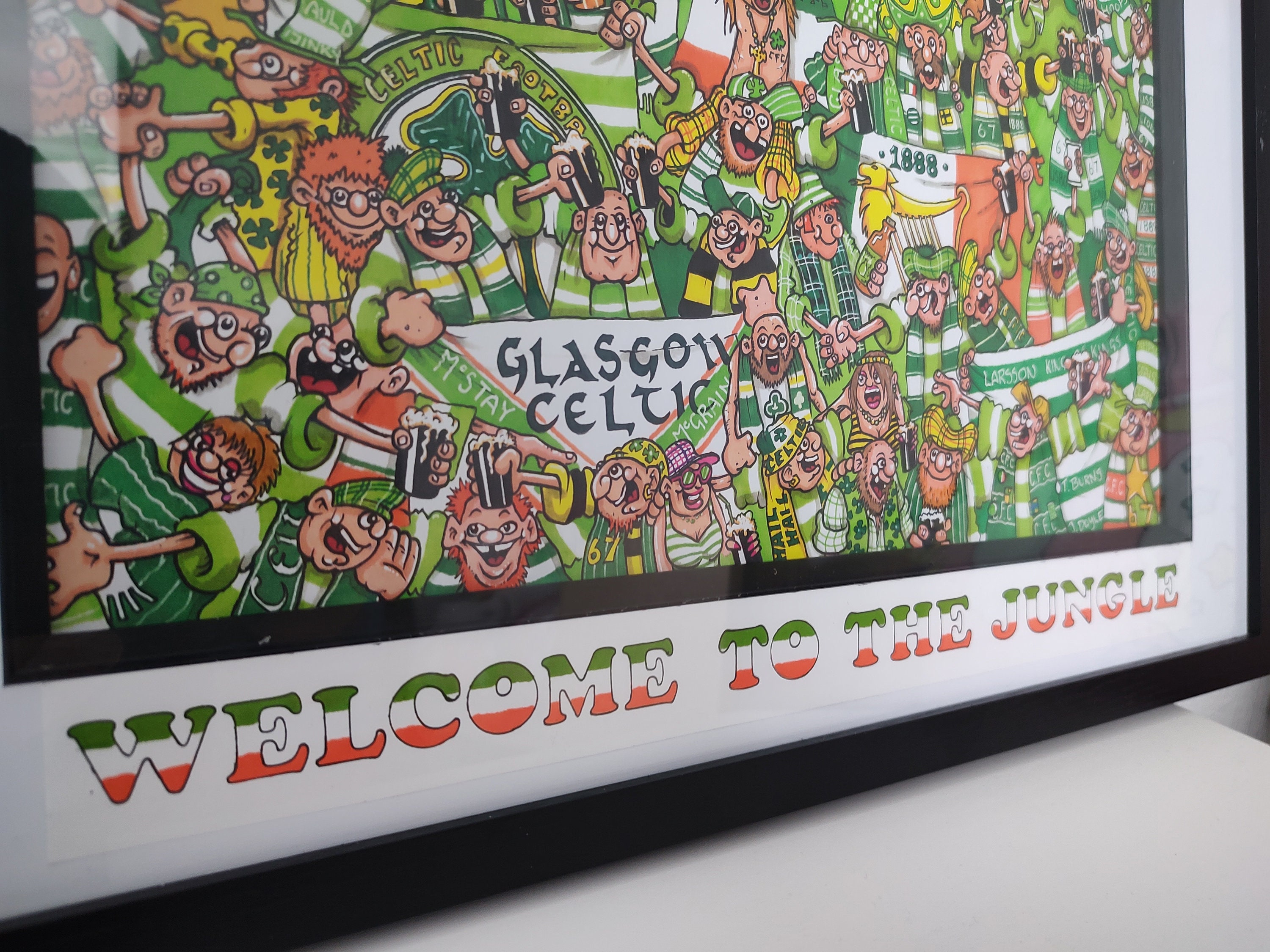 Celtic FC Welcome to the Jungle. - Etsy