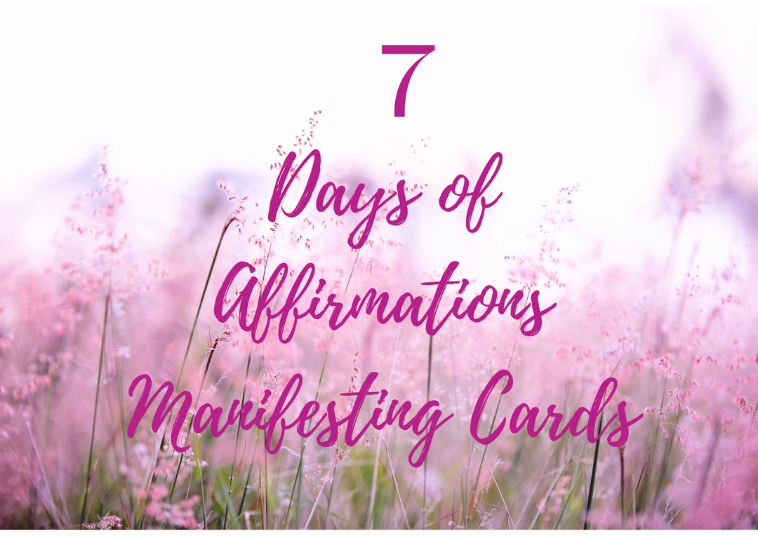 Manifesting Affirmation E Cards - Etsy