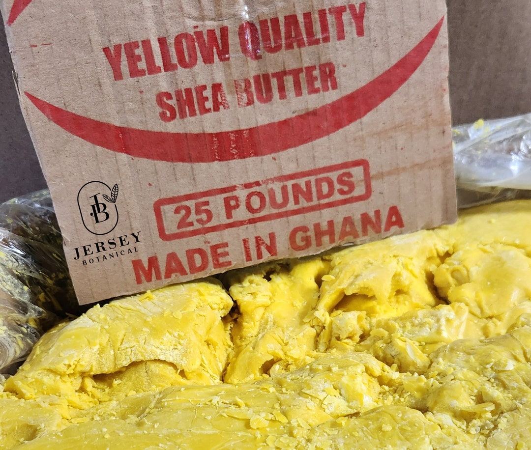 African Shea Butter Bulk YELLOW Wholesale 100% Pure Raw Unrefined ...