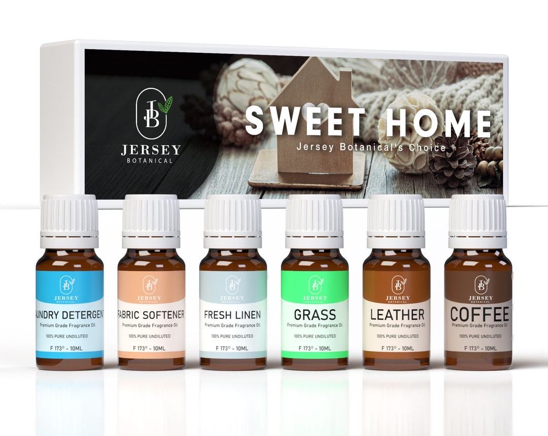 Sweet Home Set Premium Grade Fragrance Oils - Laundry Detergent, Fabric ...