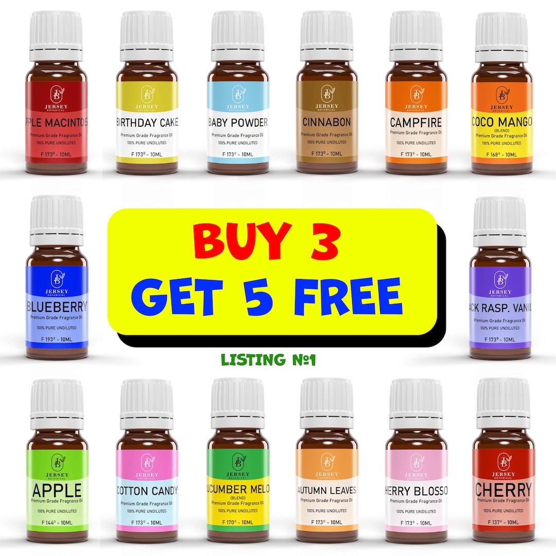 Fragrance Oils for Candle Making, Soap Making, DIY Slime, Body Butters ...