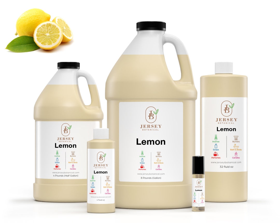 Lemon Fragrance Oil Scented Oils for Body, Soap Making, Candle Making ...