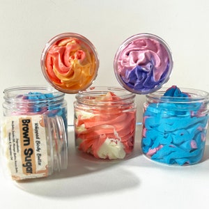 Lemongrass Whipped Body Butter 70+ Scents and Sample Sizes, With Shea Butter (thermal Wrap ...