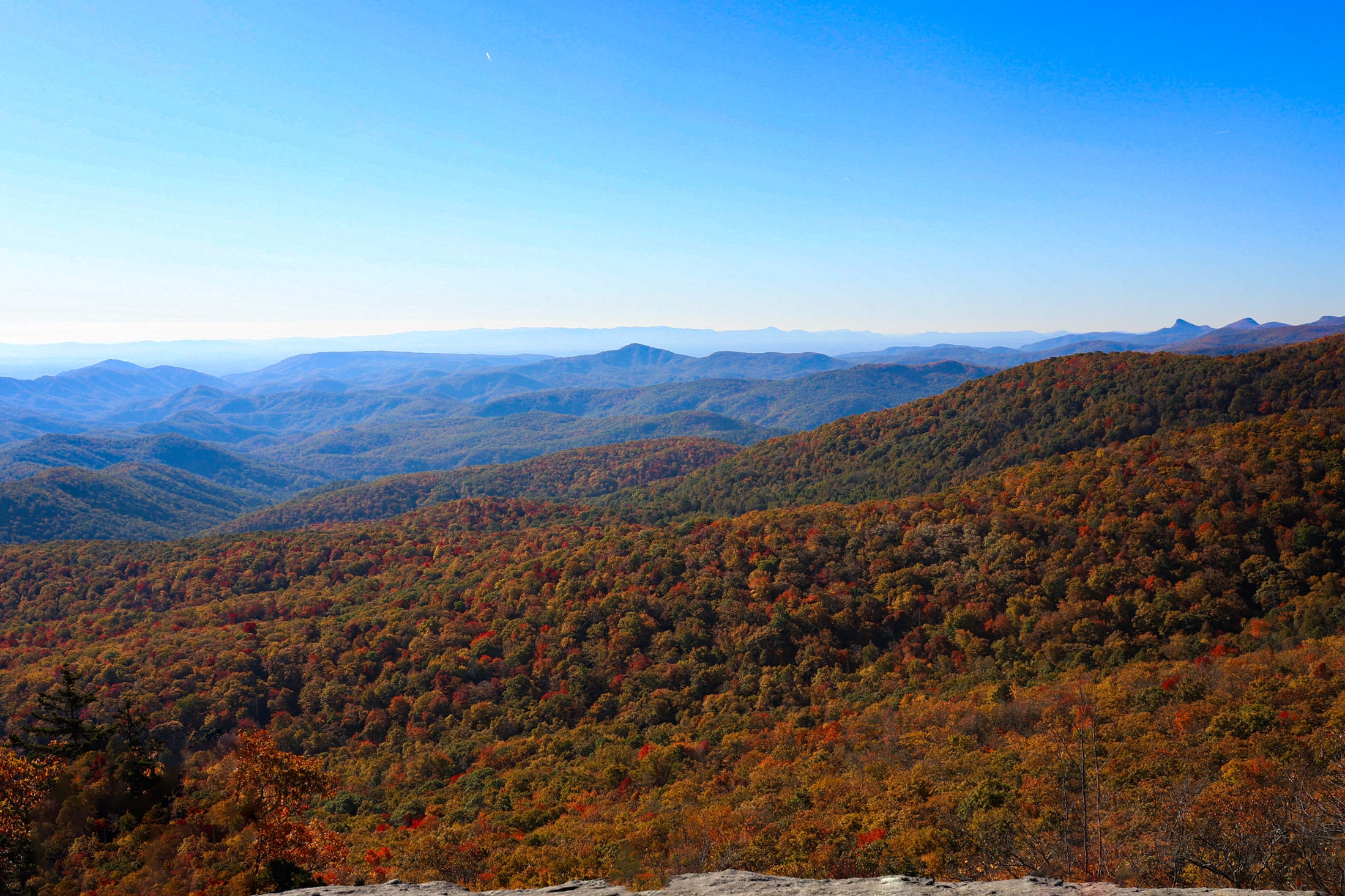 Blue Ridge Mountains Fall Landscape - Etsy