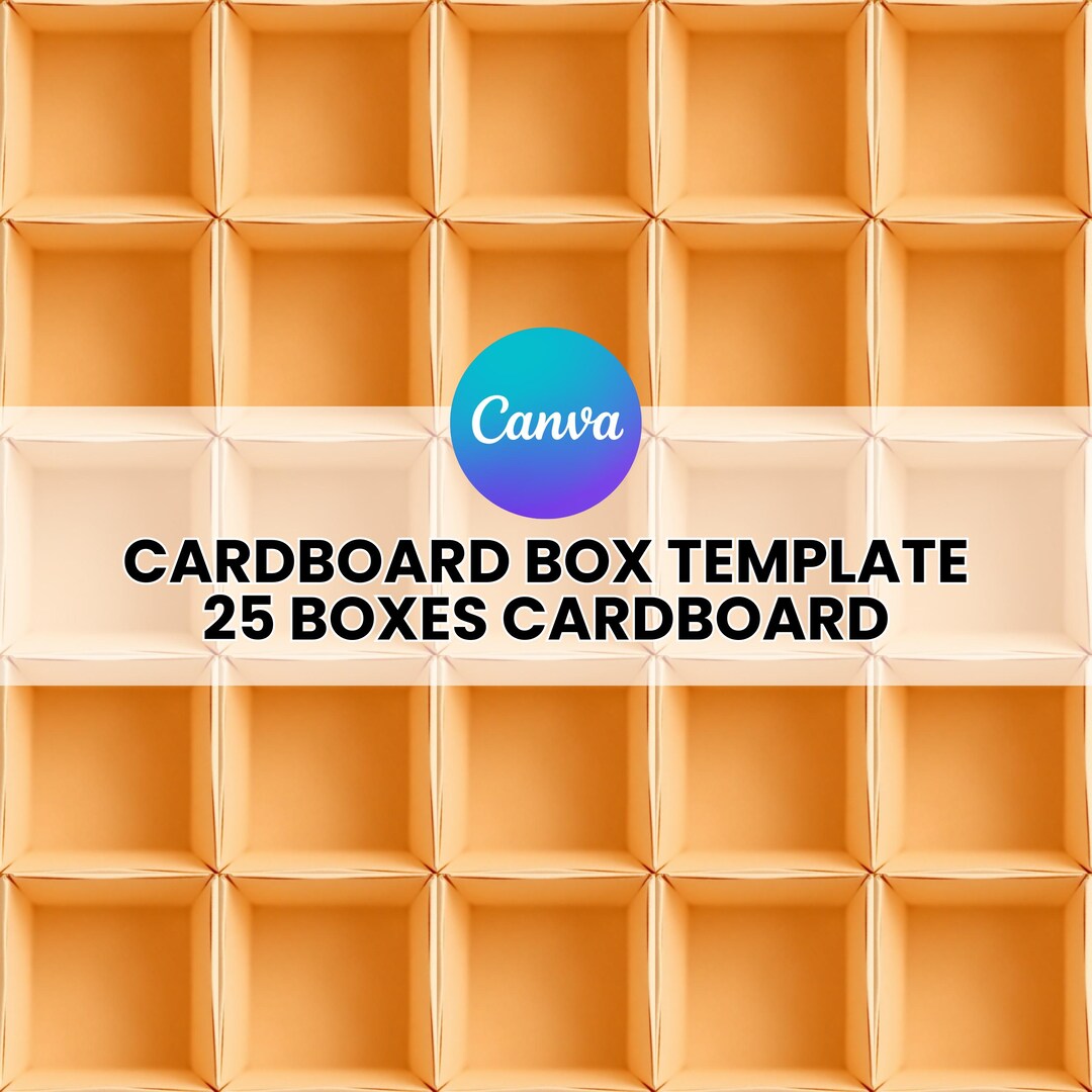 24 Empty Cardboard Boxes Template, Inside the Box Template, Photography ...