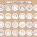 Boho Rainbow Circle Classroom Labels Printable Classroom Name - Etsy