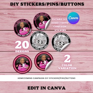 Vote Homecoming Queen, Class Campaign Stickers, Class Campaign ...