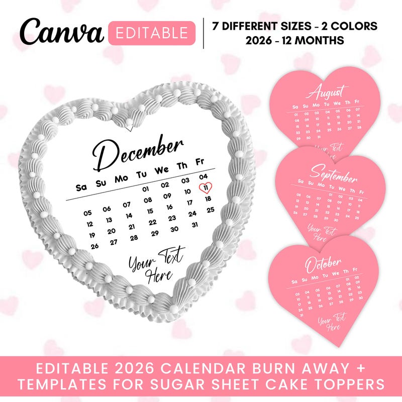 Calendar Paper 2026 - Etsy