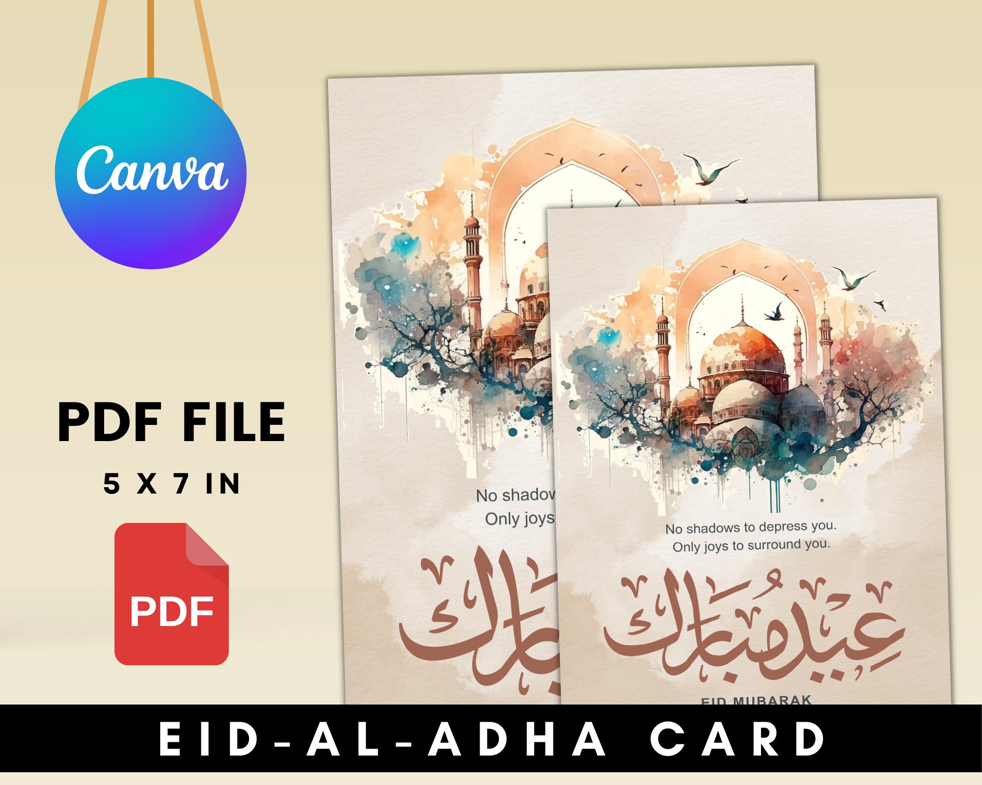 Eid Mubarak Cards Eid Cards Digital Printable Eid Greeting - Etsy
