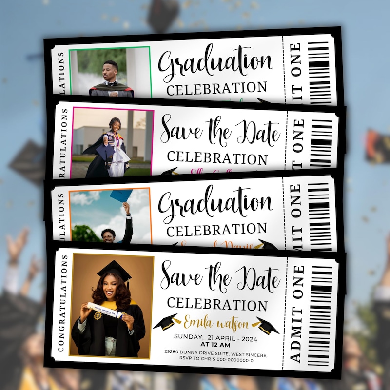 Graduation Ceremony Tickets - Etsy