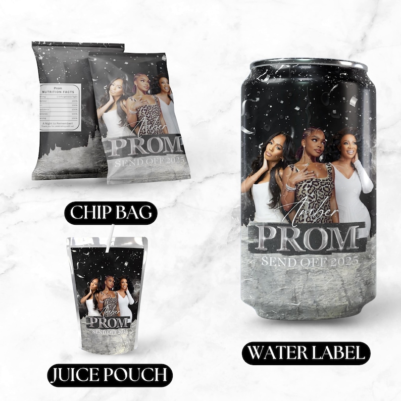 Prom Send off Treat Packaging, Prom Template Bundle, Prom Send off ...