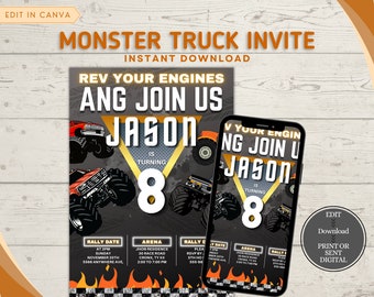 Monster Jam Pool Party - Etsy