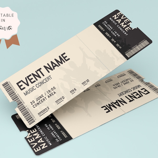 Concert Ticket Party Invitation - Etsy