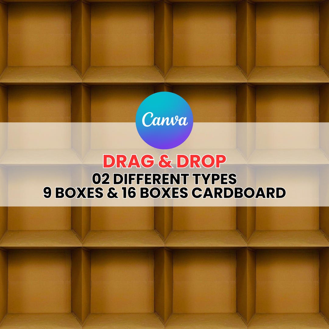 16 Empty Cardboard Boxes Template, Inside the Box Template, Photography ...