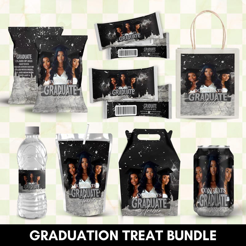 Graduation Chip Bags - Etsy