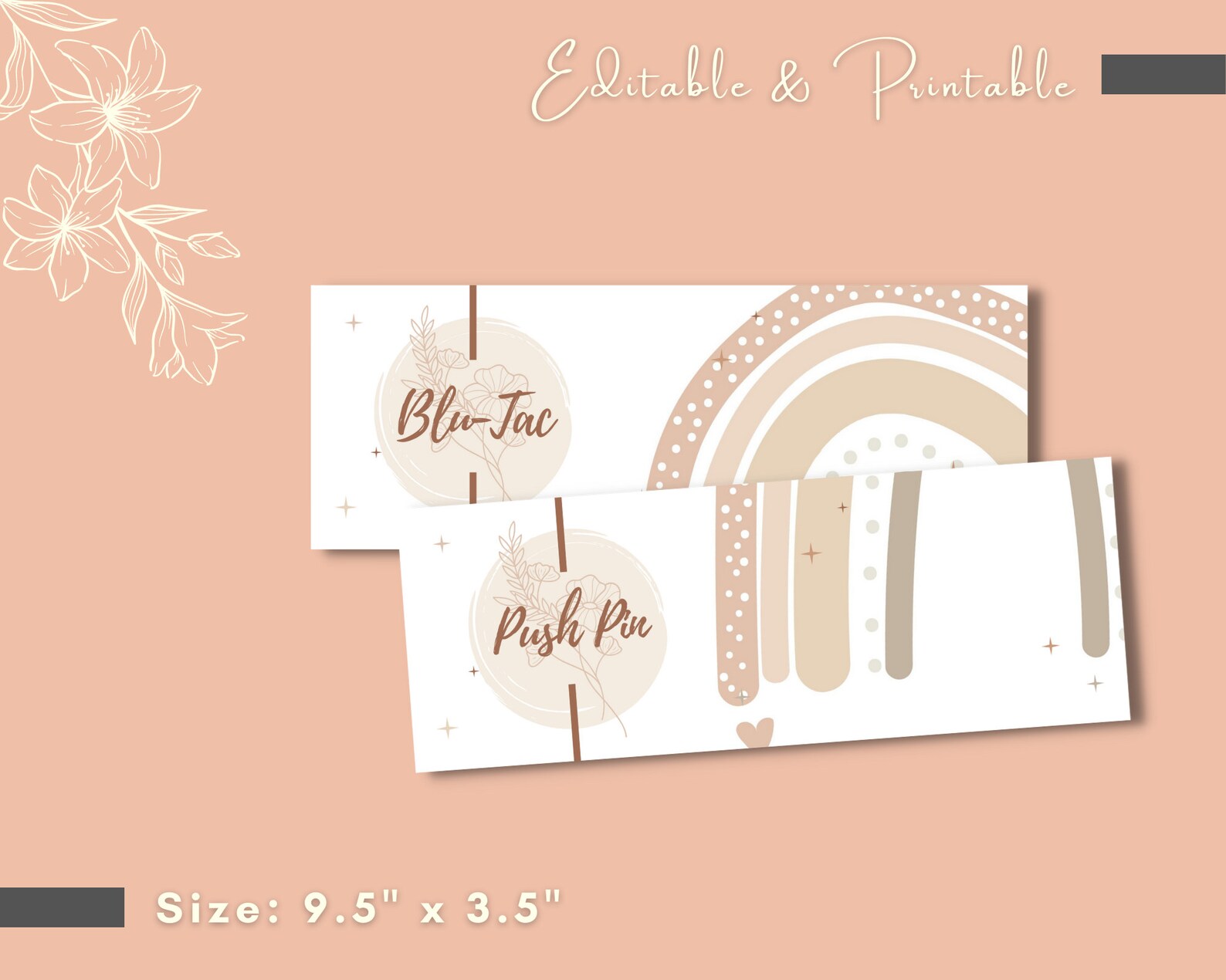 Boho Rainbow Teacher Toolbox Labels Teacher Drawer Labels - Etsy