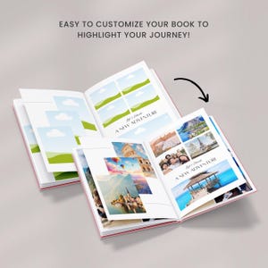 60 Travel Photobook Template Bundle, Travel Photo Book Covers, Editable ...