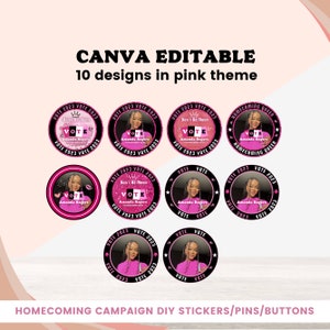 Vote Homecoming Queen, Class Campaign Stickers, Class Campaign ...