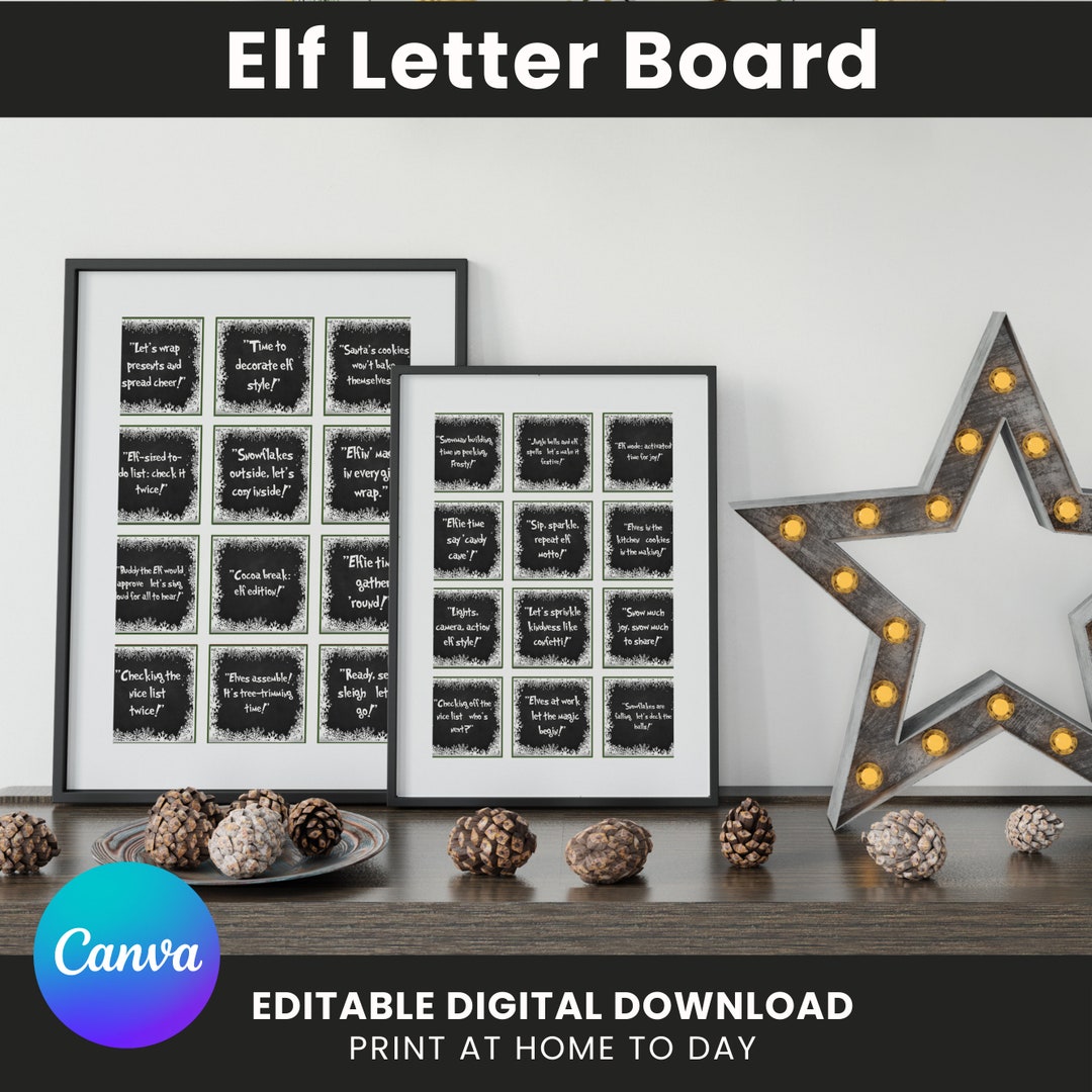 Eleven Letter Boards Printable Template, Editable Props Letter Boards ...