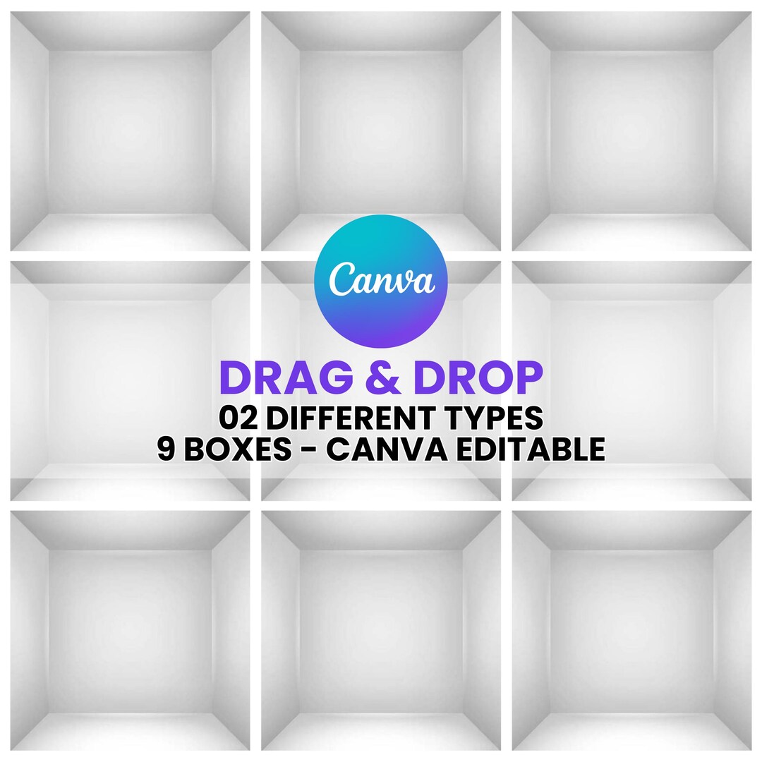 9 Empty Cardboard Boxes Template, Inside the Box Template, Photography ...