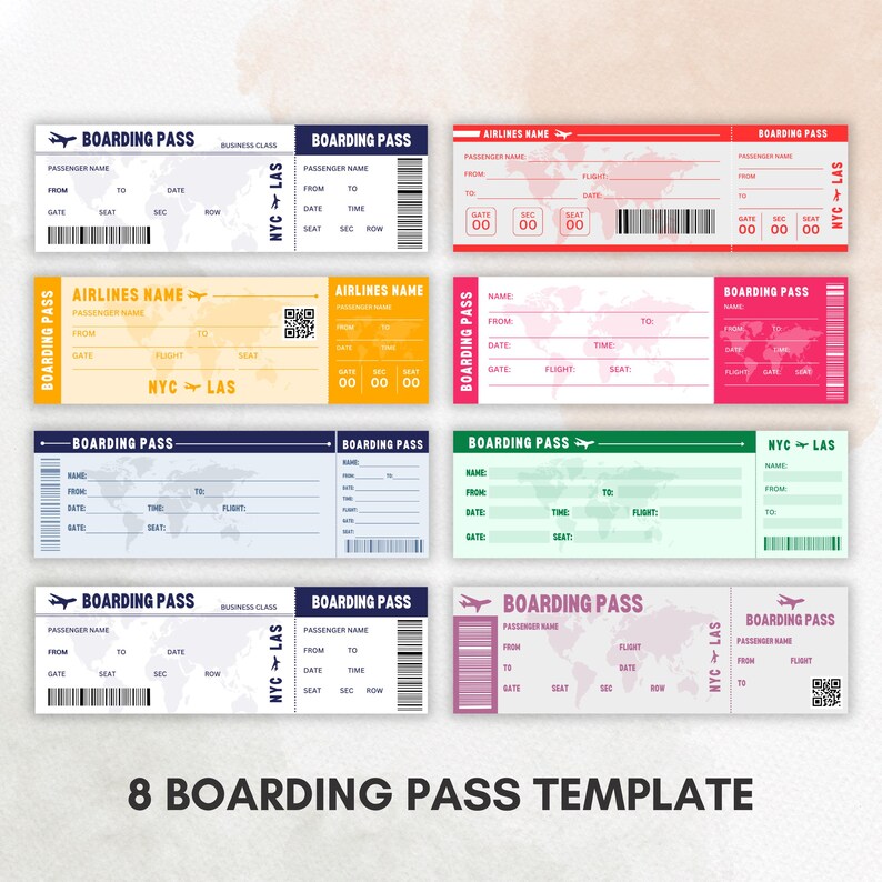 Editable Us Passports for Kids, Printable Passport for Kid for Playing ...