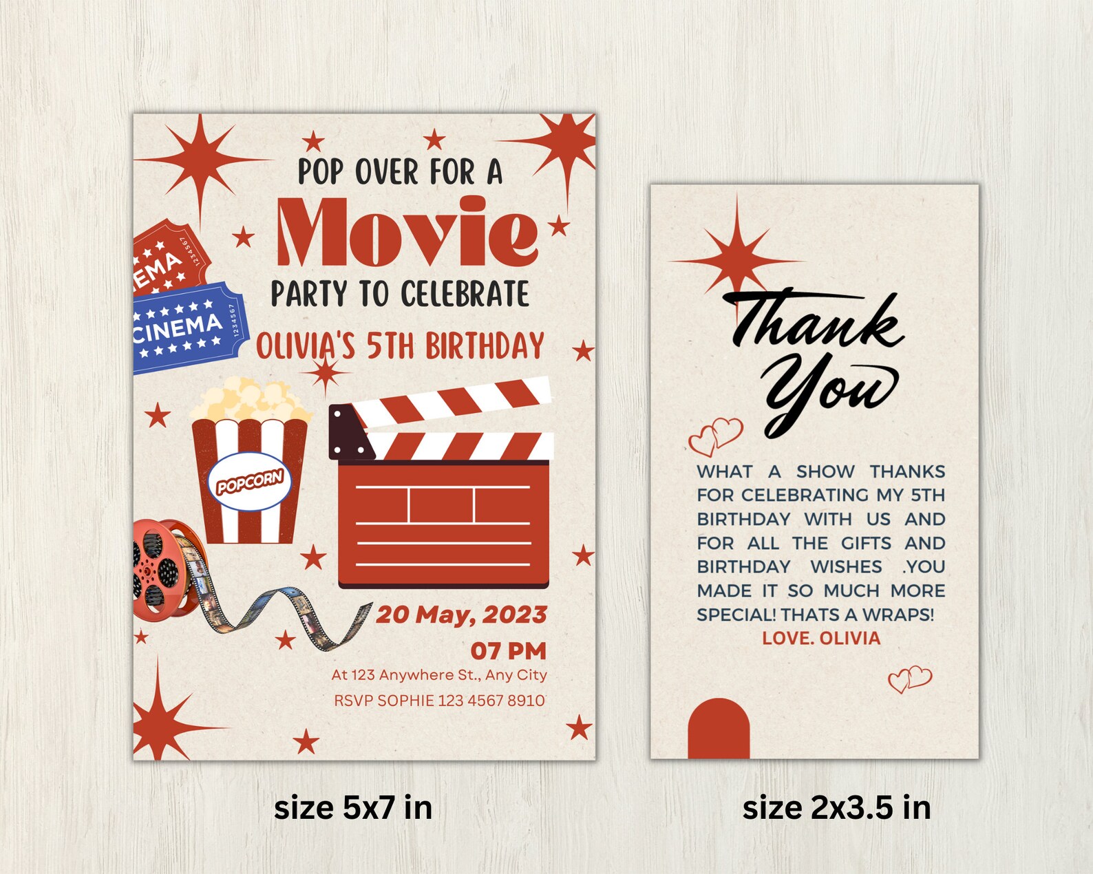 Editable Ticket Template,movie Ticket,movie Invitation,surprise Movie ...